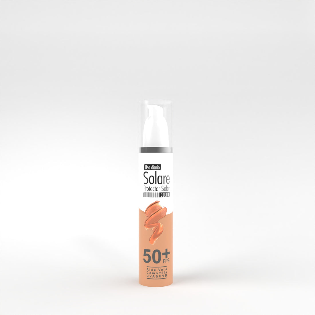 PROTECTOR SOLAR SOLARE 50+ CON COLOR – Andrea Cosmeticos